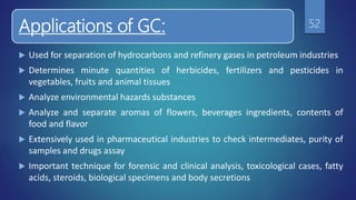 Gas chromatography instrumentation | PPTX