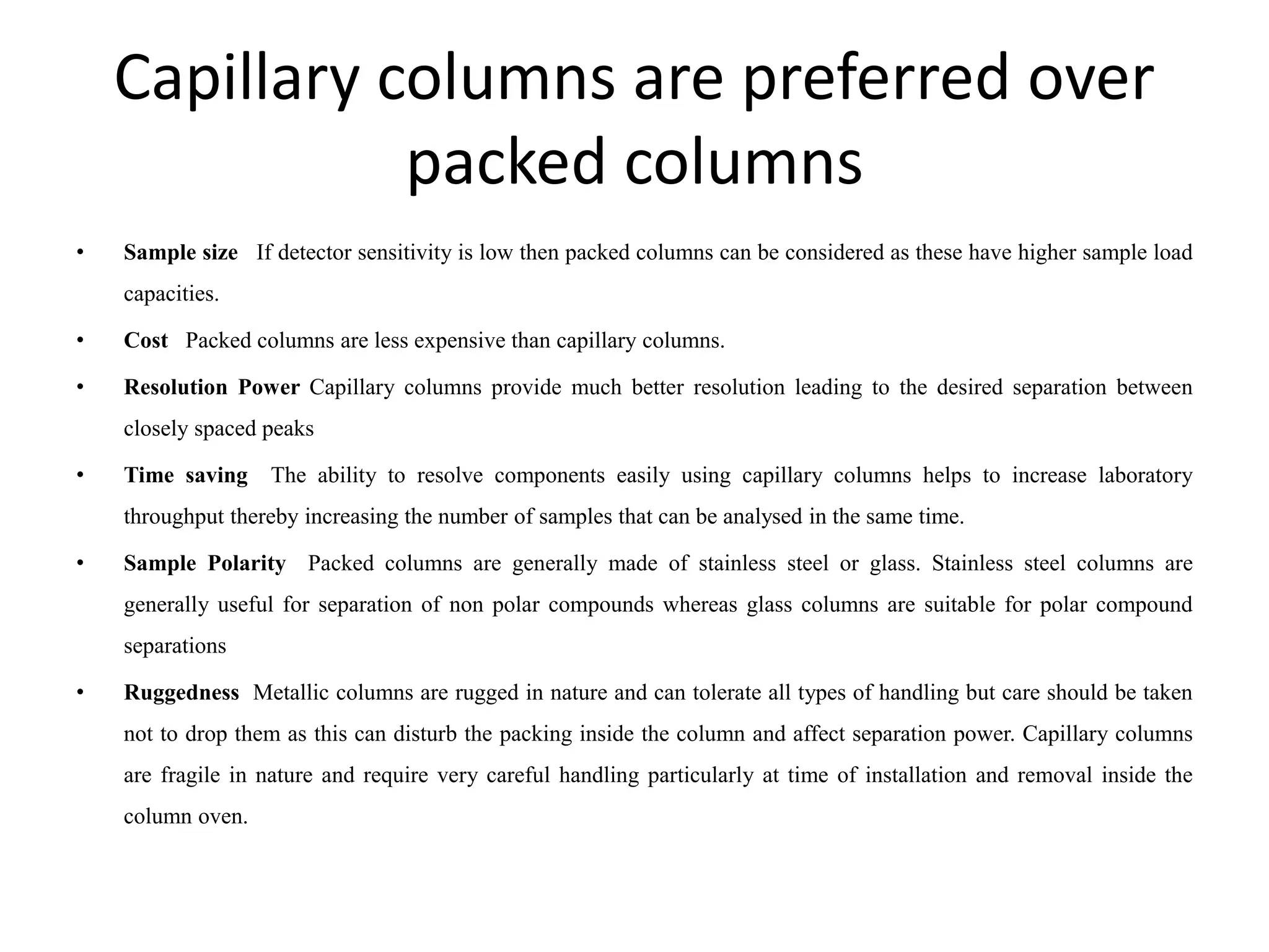 Gas chromatography lecture | PPTX