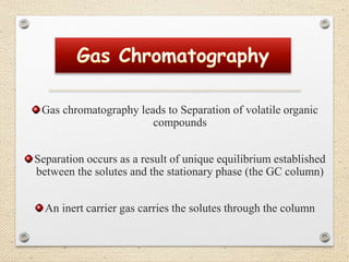 Gas chromatography mass spectrometry | PPTX