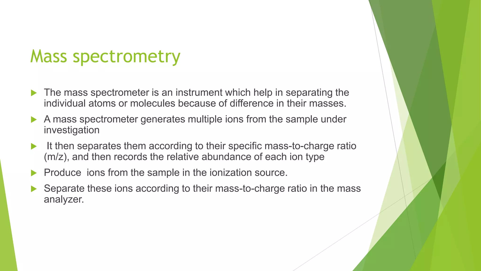 Gas chromatography-Mass spectrometry (GC-MS) | PPTX