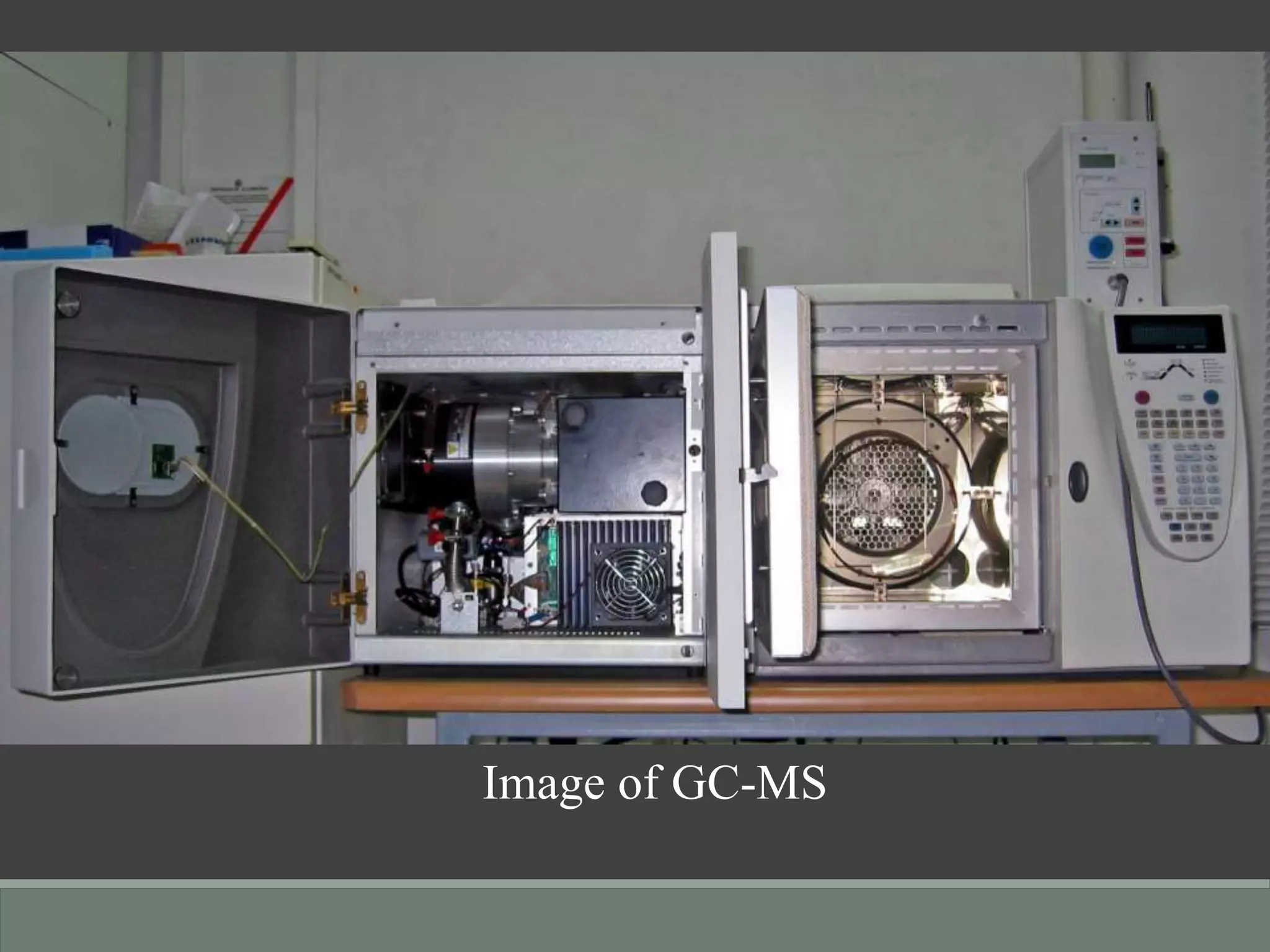 Gas chromatography-mass spectrometry (GC-MS)-an introduction | PPTX