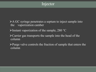 Gas chromatography-mass spectrometry (GC-MS)-an introduction | PPTX