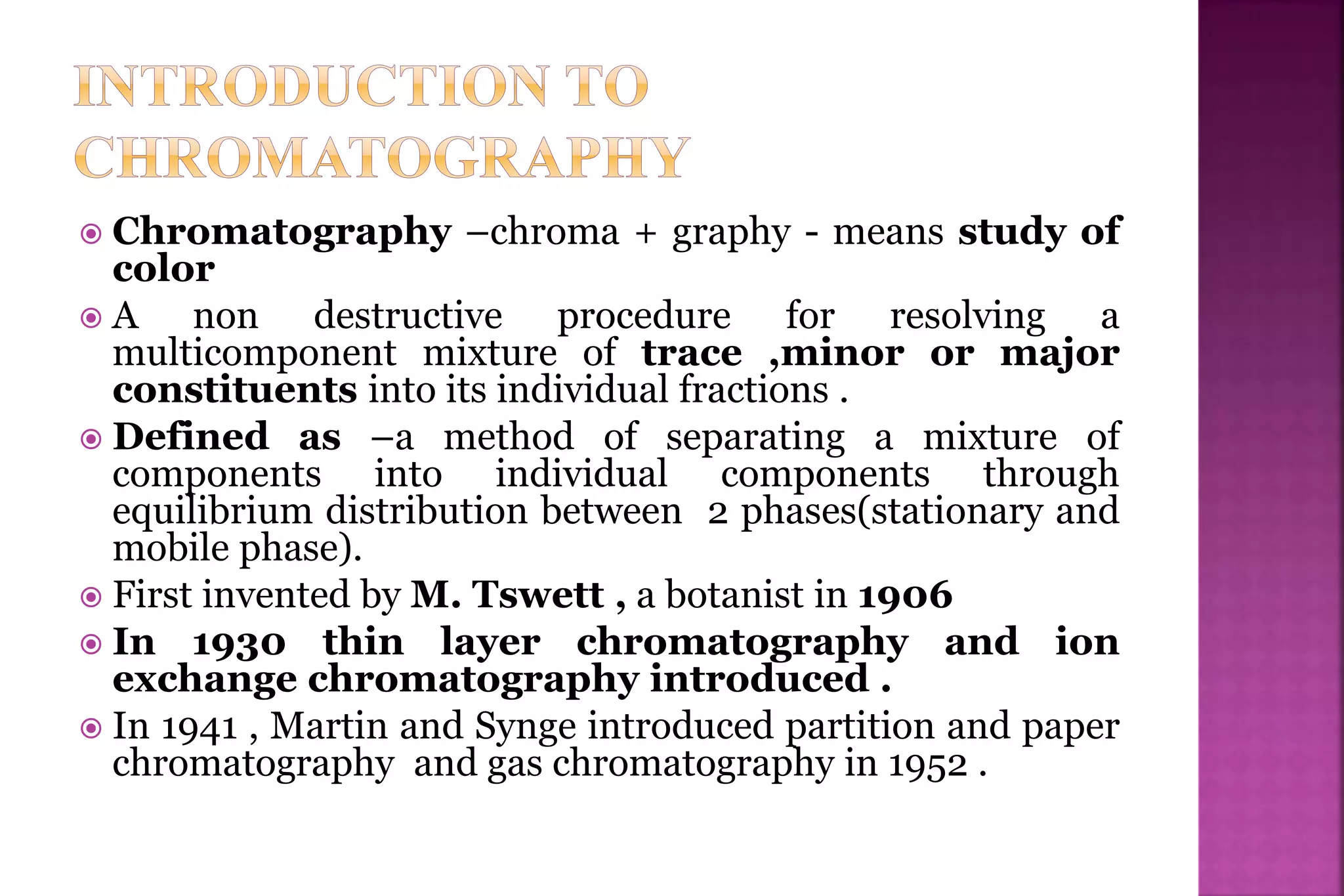 Gas chromatography mass spectrometry ppt | PPTX | Chemistry | Science