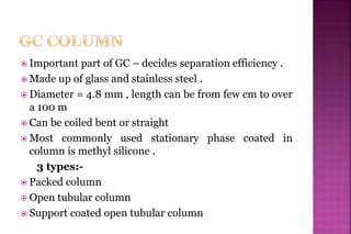 Gas chromatography mass spectrometry ppt | PPTX