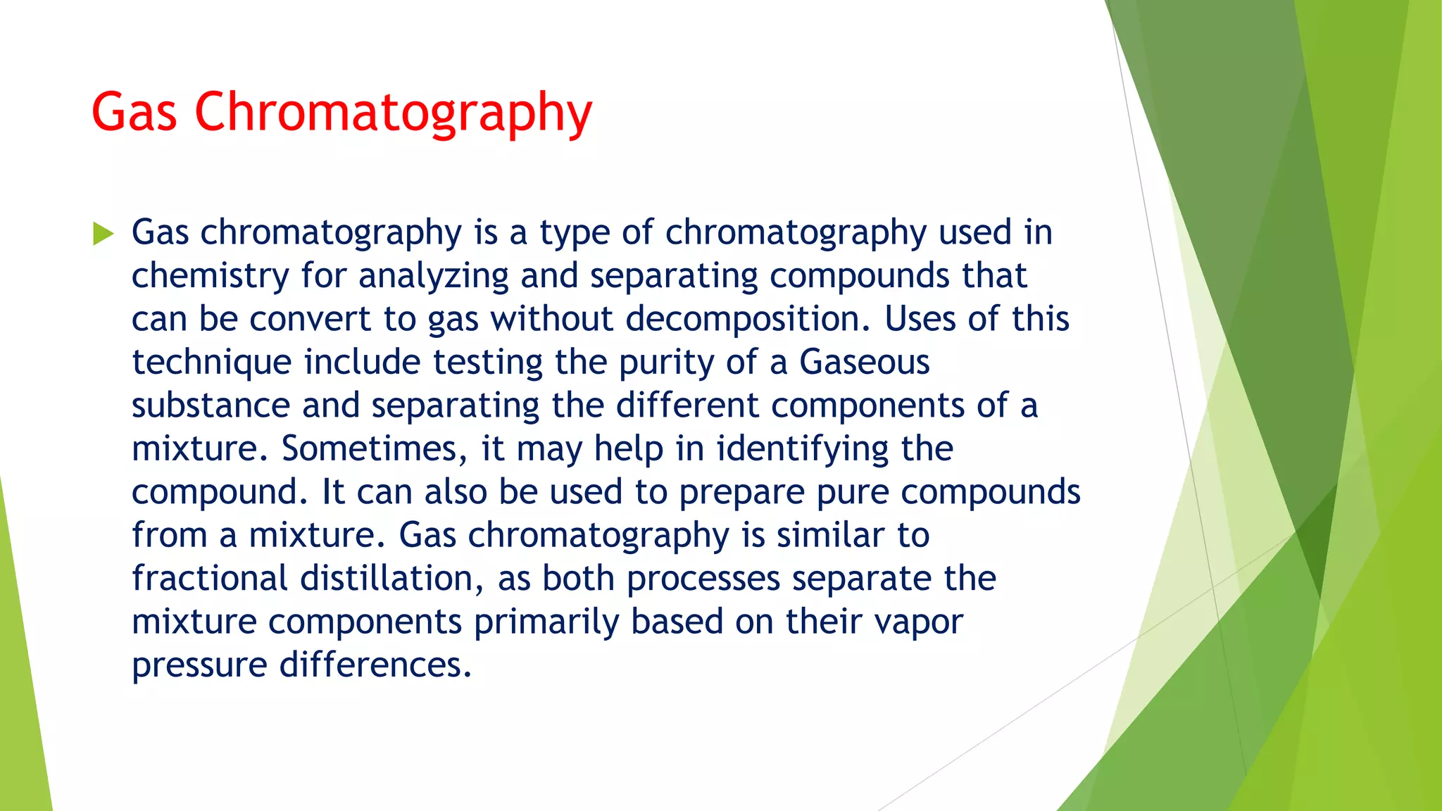 Gas chromatography by Dr.Rashmi Agarwal | PPT