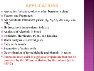 Gas chromatography sag2020 | PPT | Science