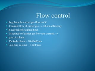 Gas chromatography | PPTX | Chemistry | Science