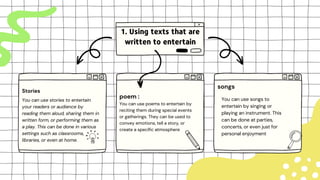 POWERPOINT PRESENTATION ABOUT Author's purpose | PPTX