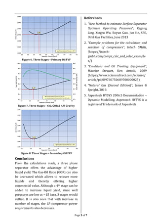 Gas Condensate Separation Stages – Design & Optimization | PDF
