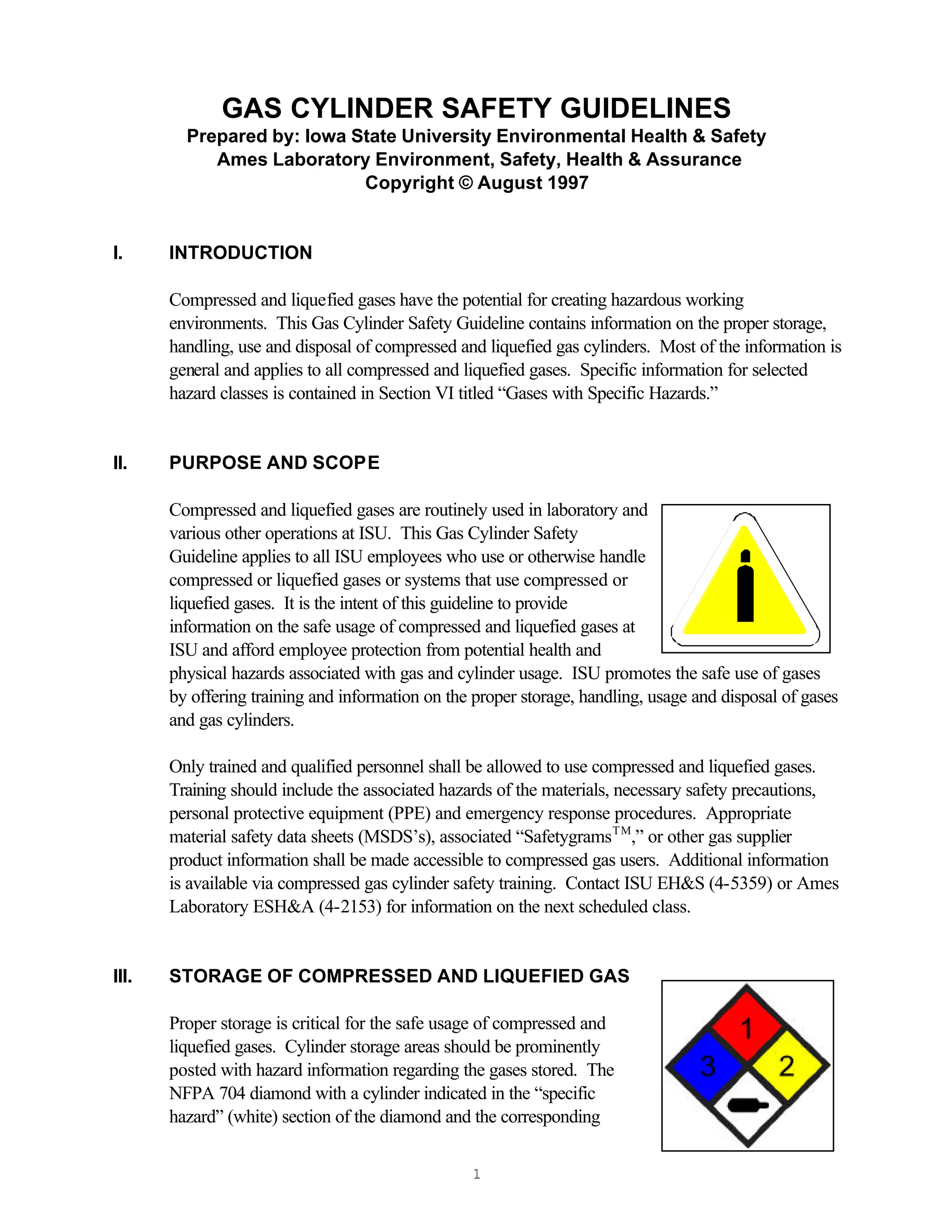Gas cylinder | PDF