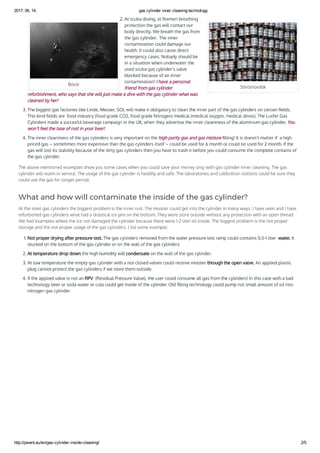 Gas cylinder inner cleaning technology | PDF