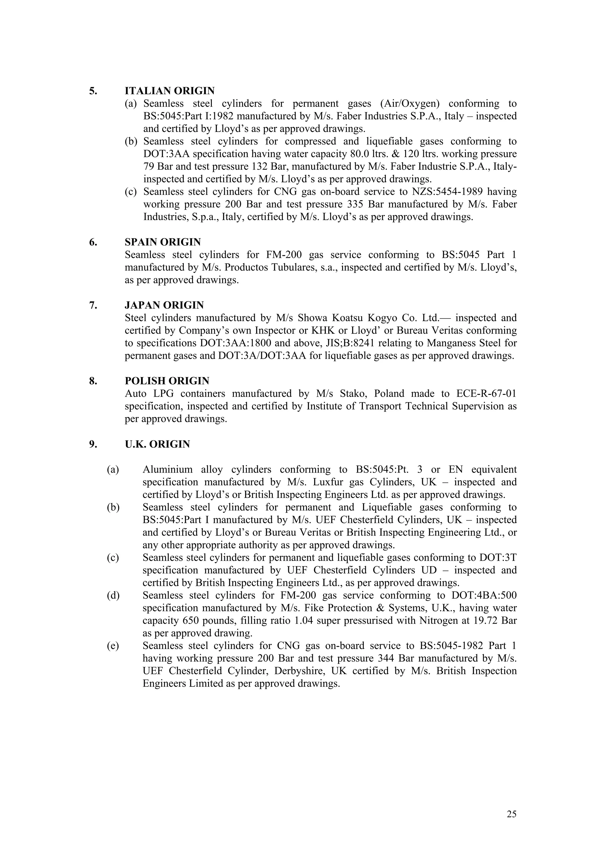 Gas cylinder rule_2004 | PDF