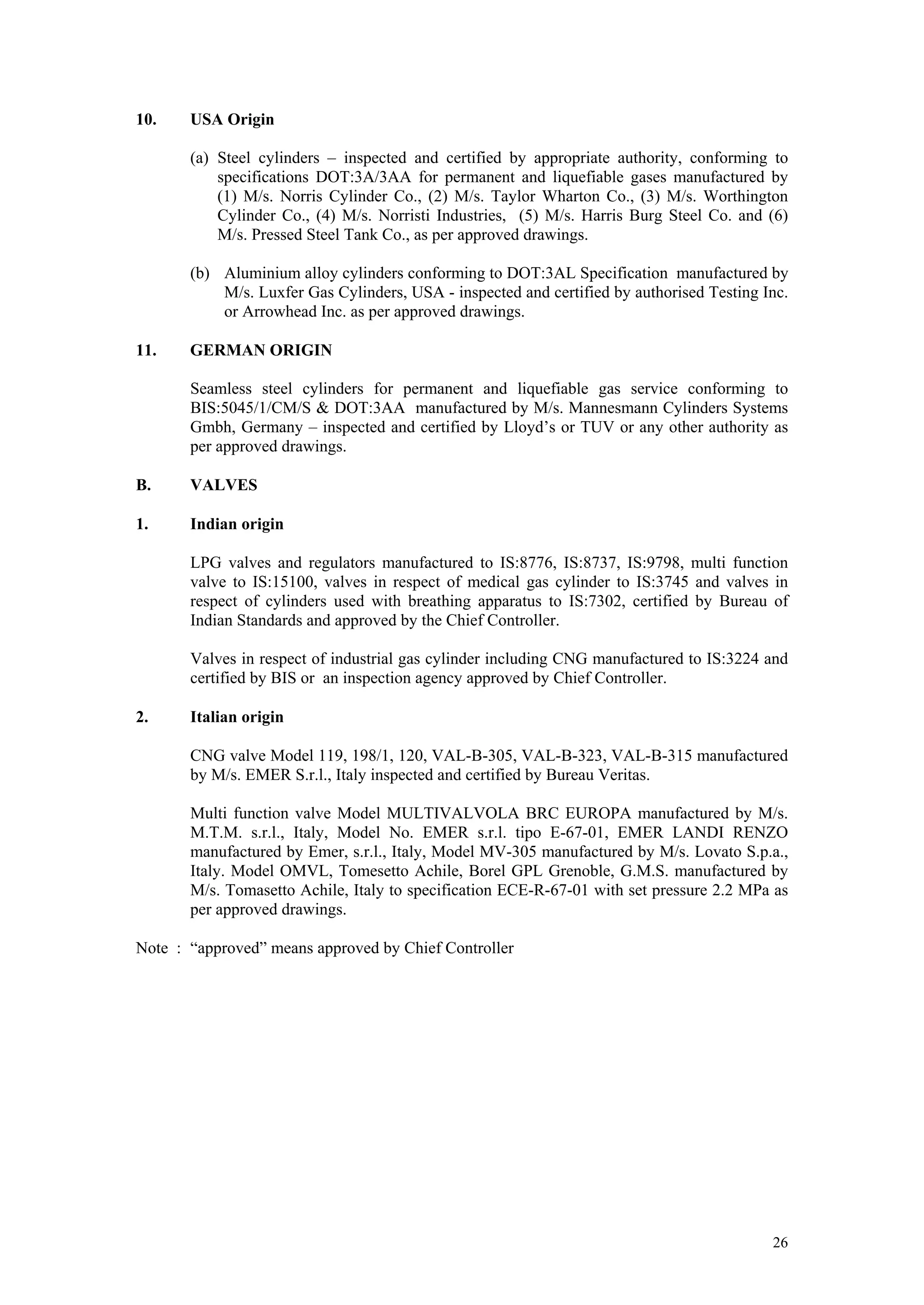 Gas cylinder rule_2004 | PDF