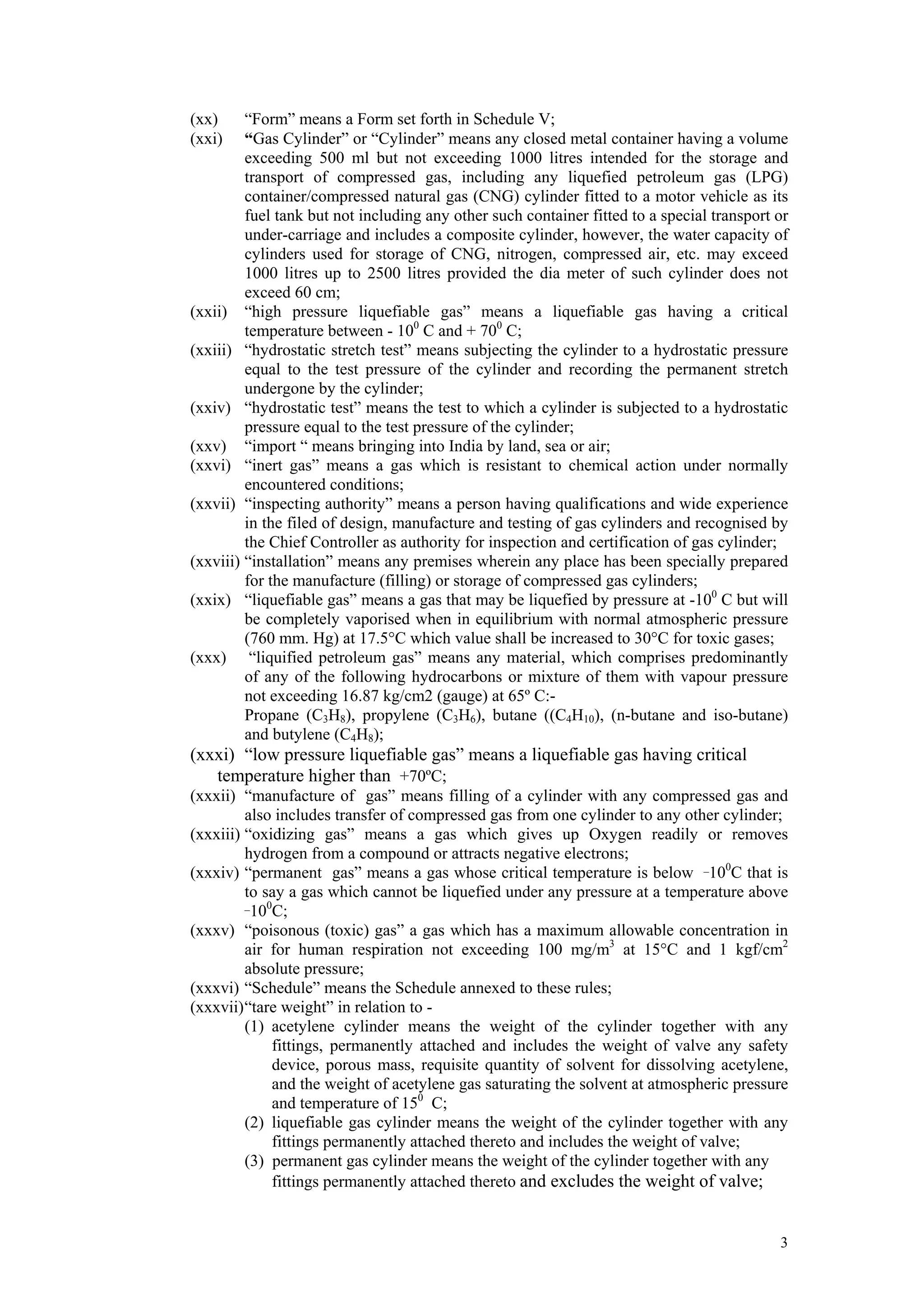 Gas cylinder rule_2004 | PDF