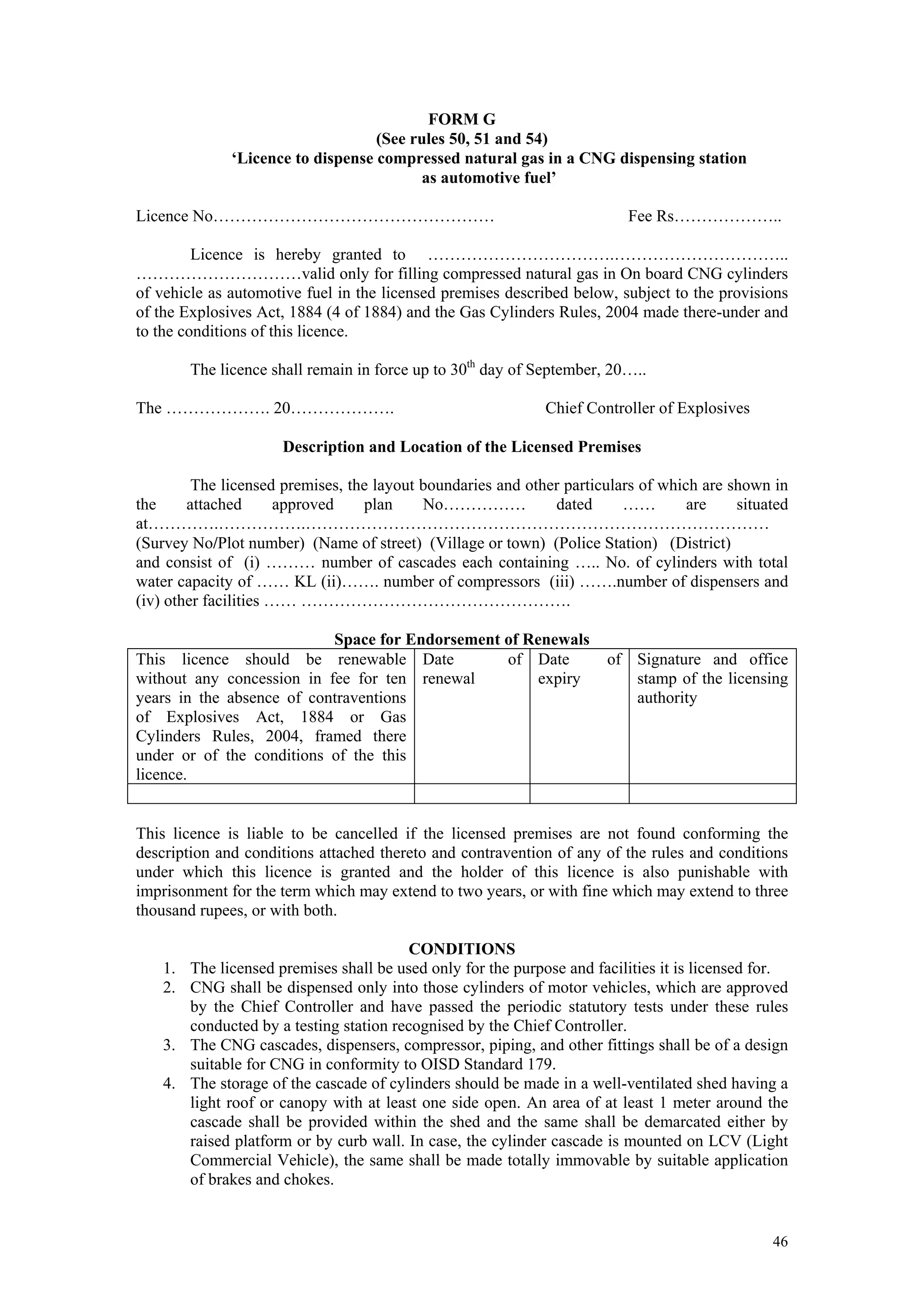 Gas cylinder rule_2004 | PDF