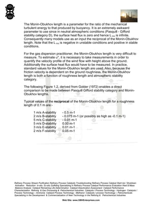 GAS DISPERSION - A Definitive Guide to Accidental Releases of Heavy ...