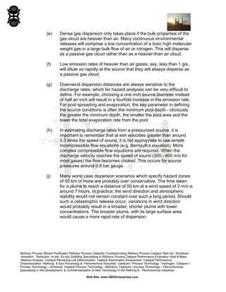 GAS DISPERSION - A Definitive Guide to Accidental Releases of Heavy ...