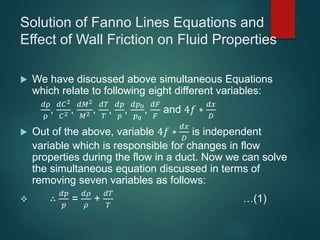 Fanno Flow | PPTX