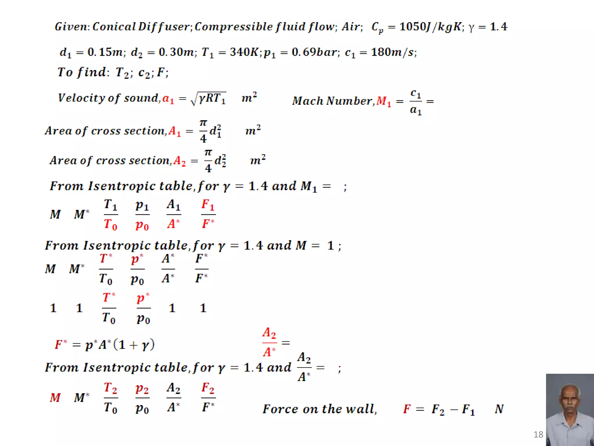 Gas dynamics and jet propulsion – presentationof problemsanswers | PPTX