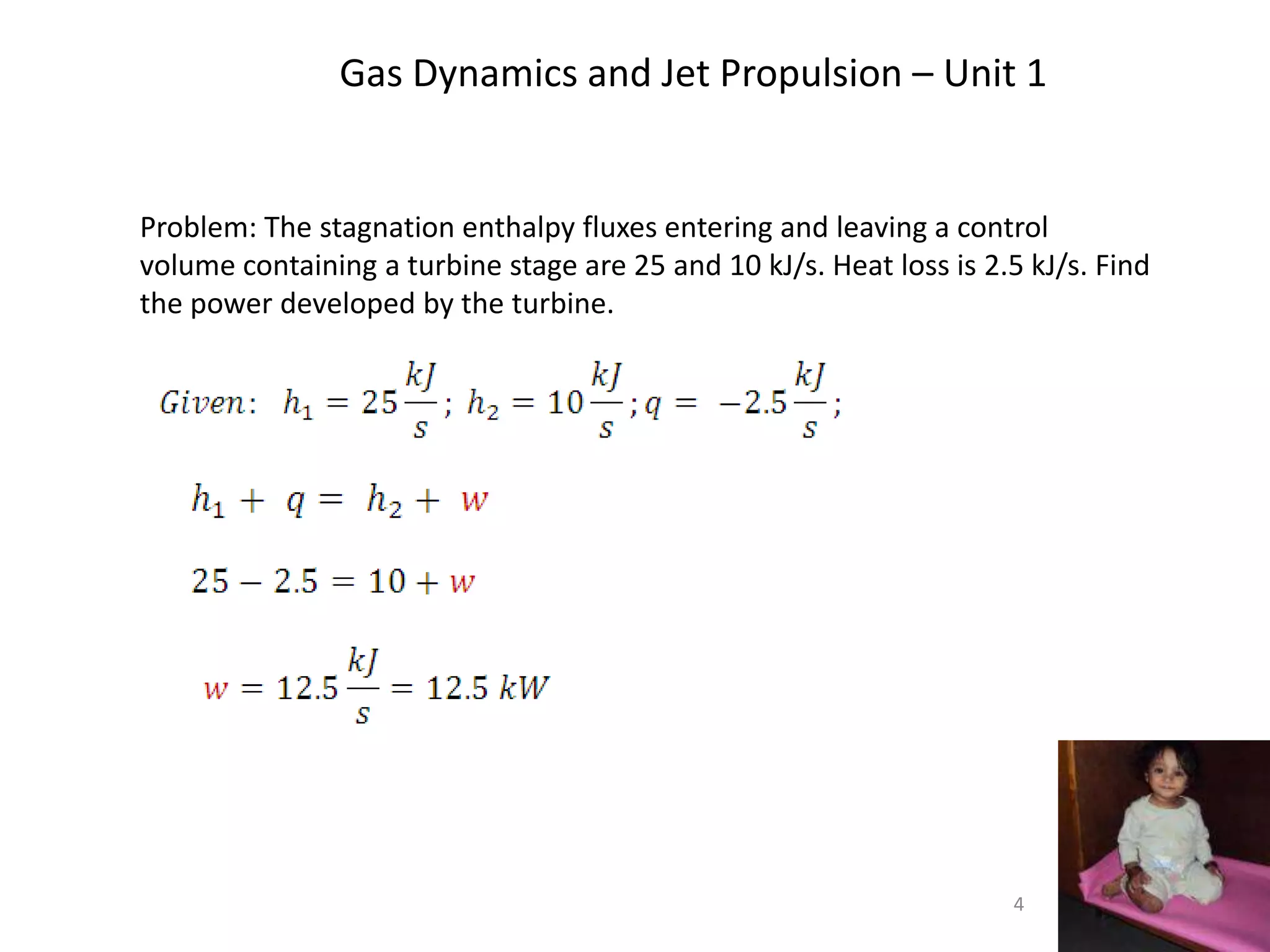 Gas dynamics and jet propulsion – presentationof problemsanswers | PPTX
