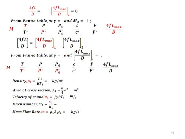 Gas dynamics and jet propulsion – presentationof problemsanswers | PPTX | Physics | Science