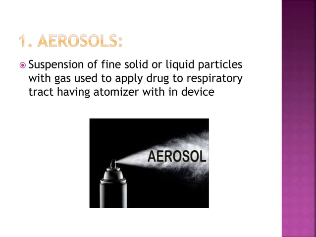 Gaseous dosage forms ppt | PPTX