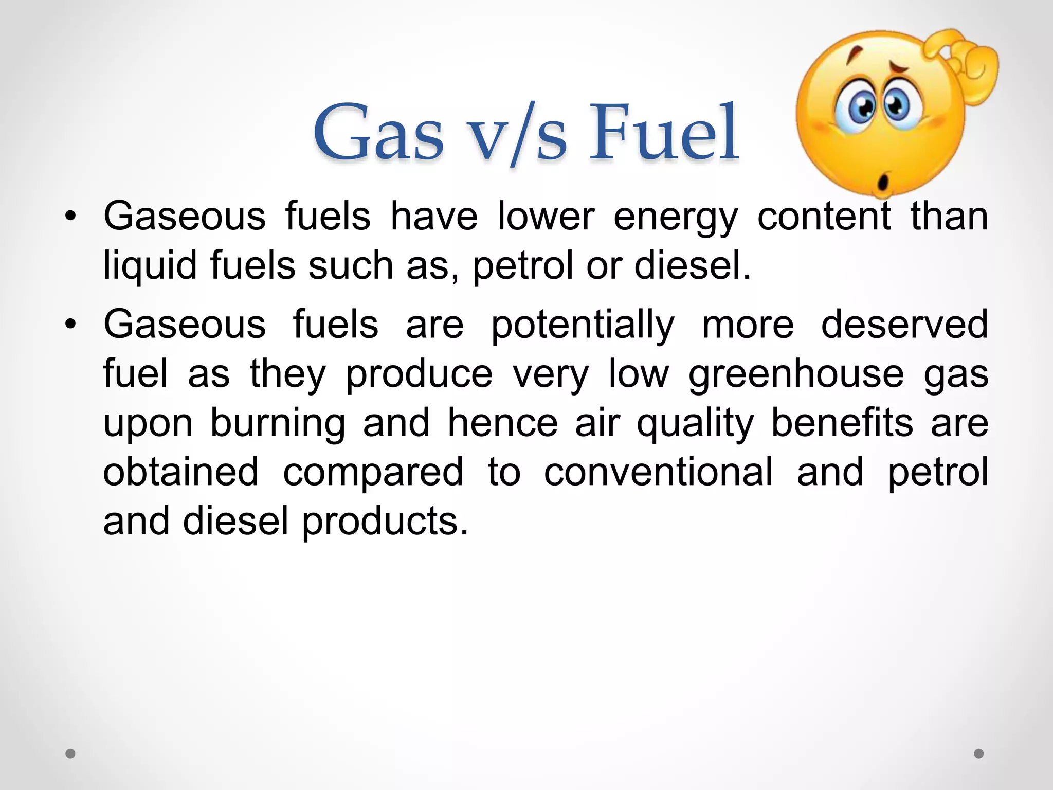 Gaseous fuels | PPTX