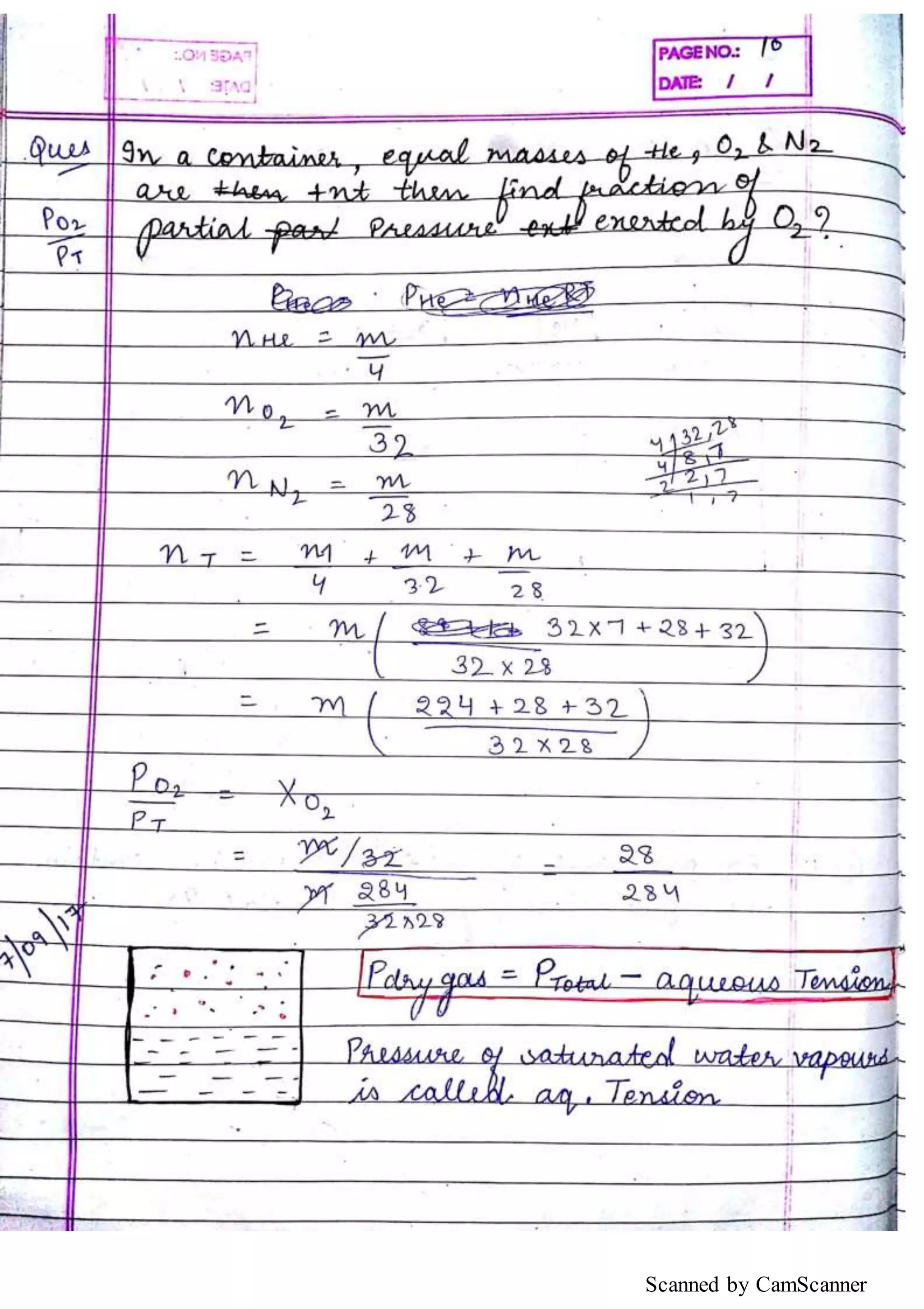 Gaseous state | DOCX | Physics | Science