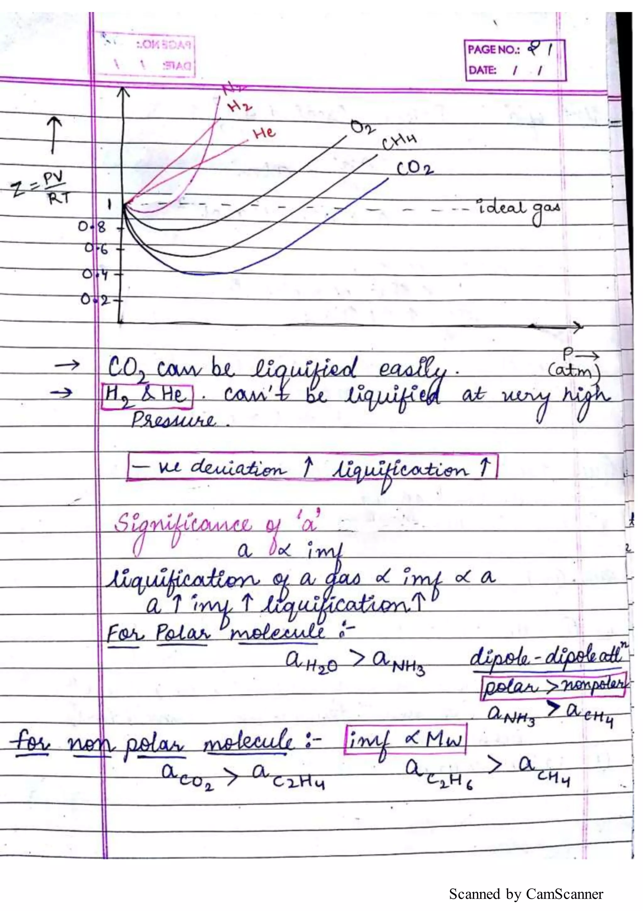 Gaseous state | DOCX | Physics | Science