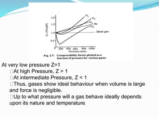 DEVIATION OF REAL GAS FROM IDEAL BEHAVIOUR.pptx | Chemistry | Science