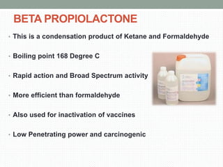 Gaseous sterilent and plasma sterilization | PPTX