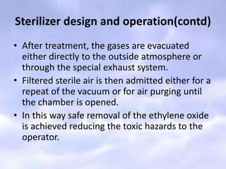 Gaseous sterilization | PPTX