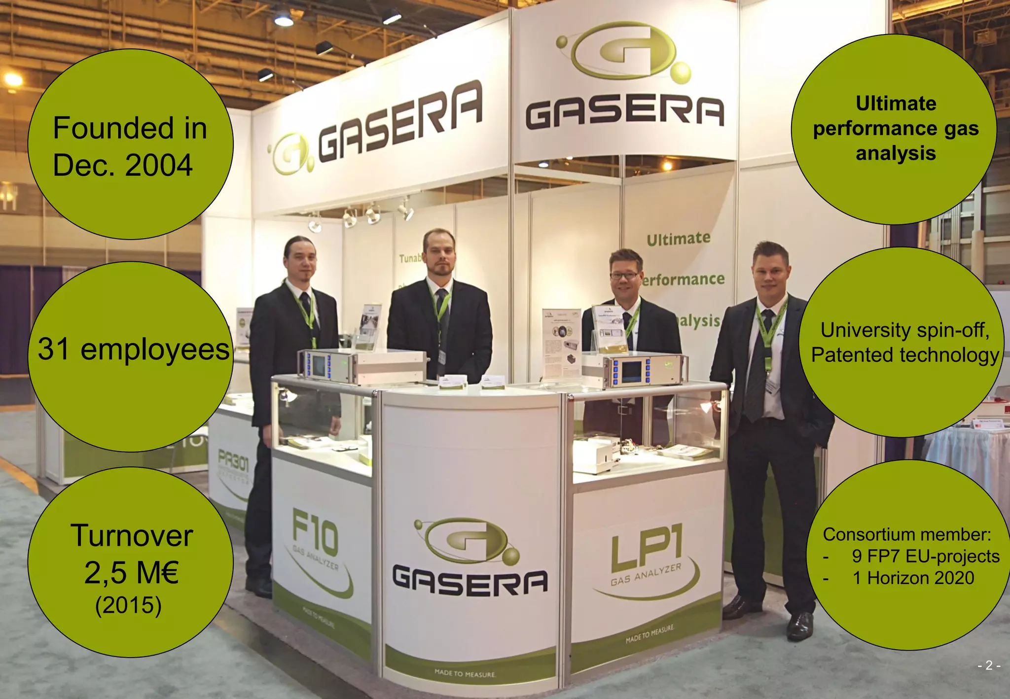 Gasera's gas sensor for the Internet of Things (IoT) | PDF