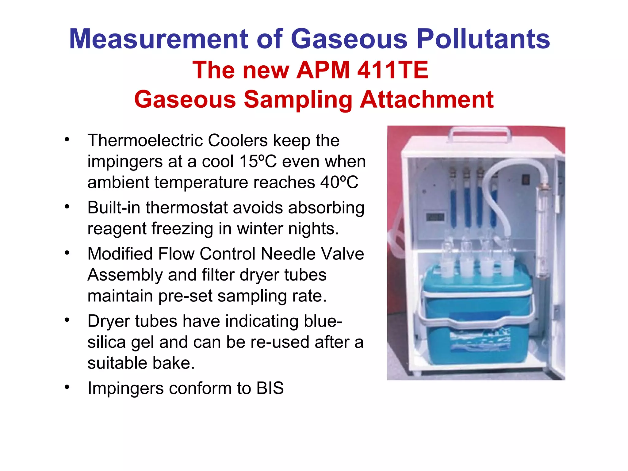 Monitoring of Gaseous Pollutants | PDF