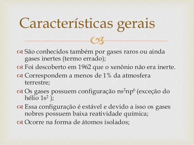 Gases nobres
