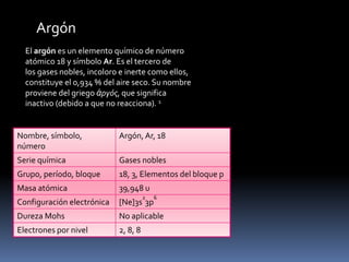 Gases nobles | PPSX