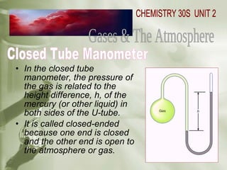 Gases & the Atmosphere | PPT