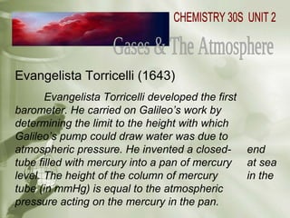 Gases & the Atmosphere | PPT