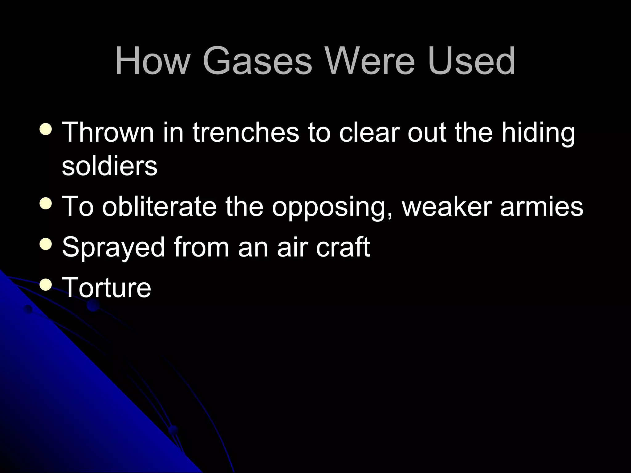 Gases ww1 | PPT