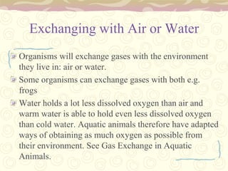Gas exchange | PPTX