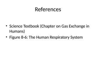 Gas Exchange in Humans (Science) template.ppt