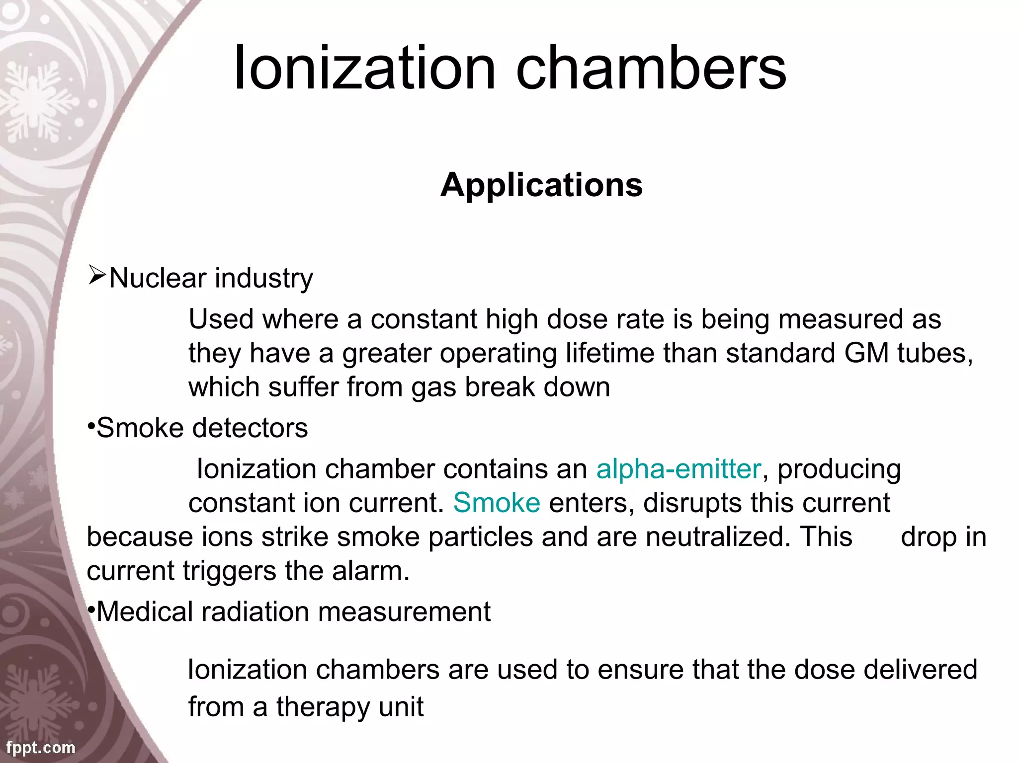 Gas filled detectors | PPT