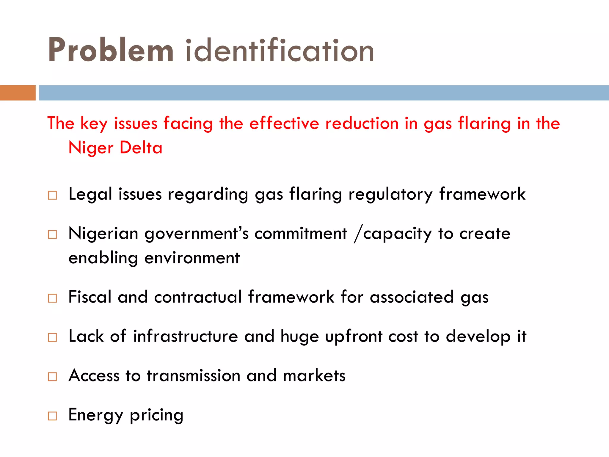 Gas Flaring Reduction In The Niger Delta | PDF