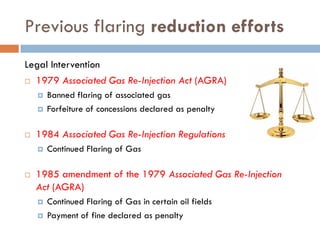 Gas Flaring Reduction In The Niger Delta | PDF