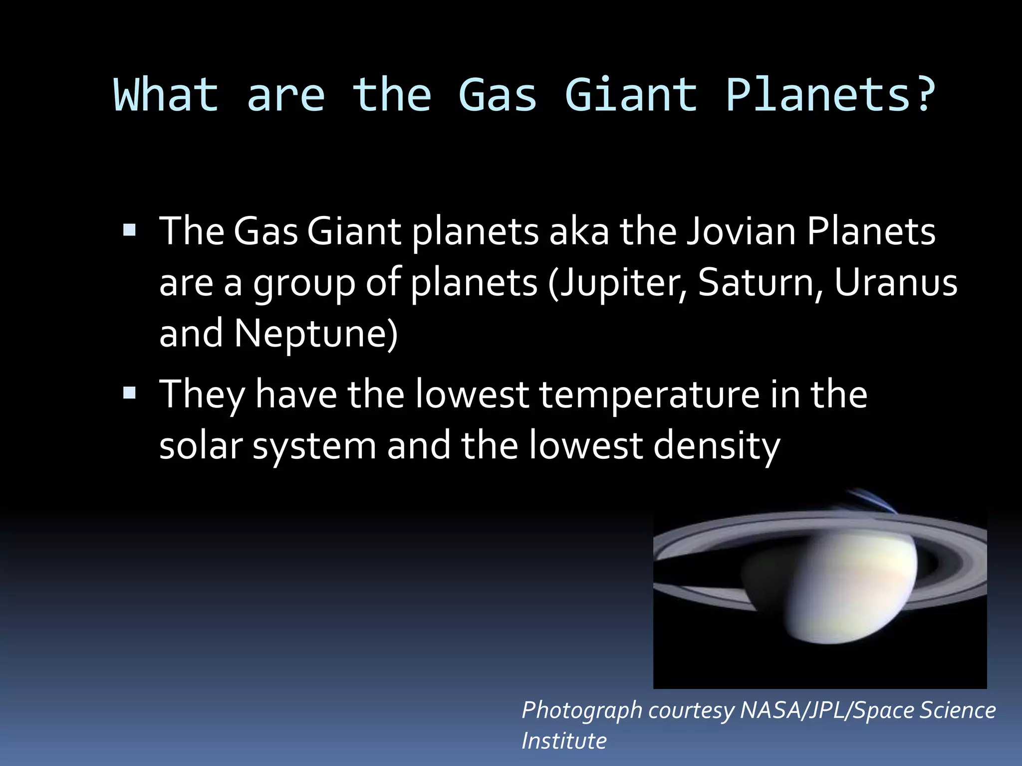 Gas giant planets | PPTX