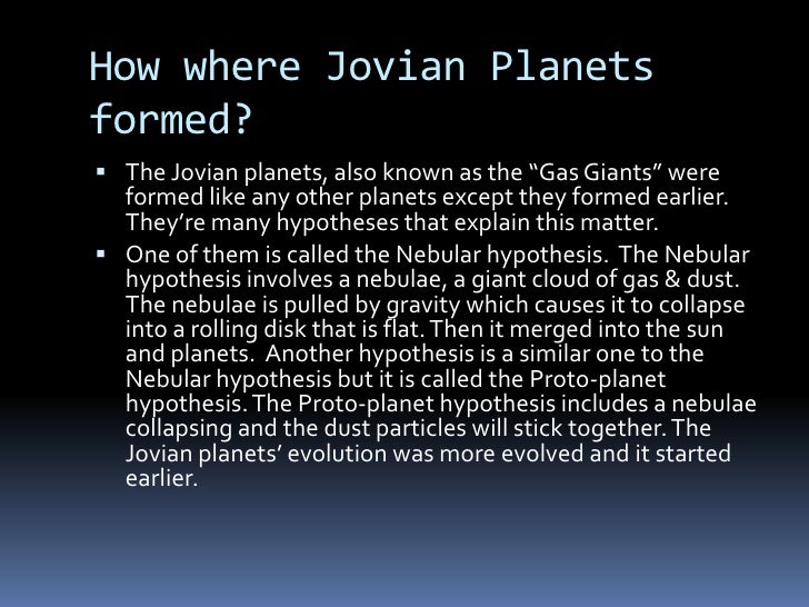 Gas Planets And Terrestrial Planets