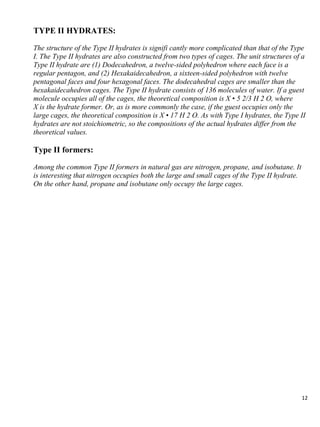 Gas hydrate formation and prevention | PDF