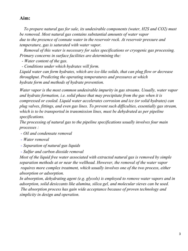 Gas hydrate formation and prevention | PDF