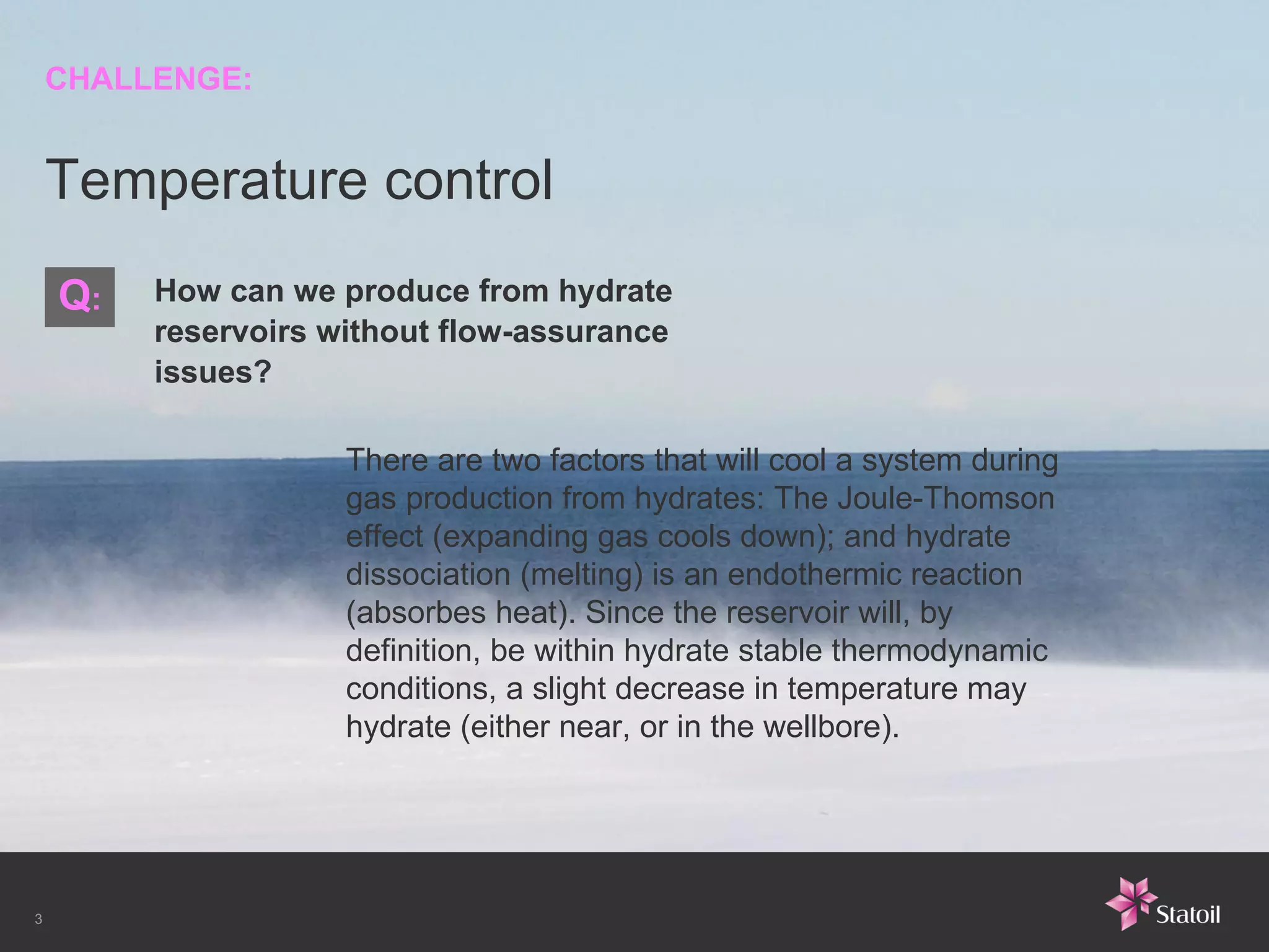 Gas hydrates challenge | PPT