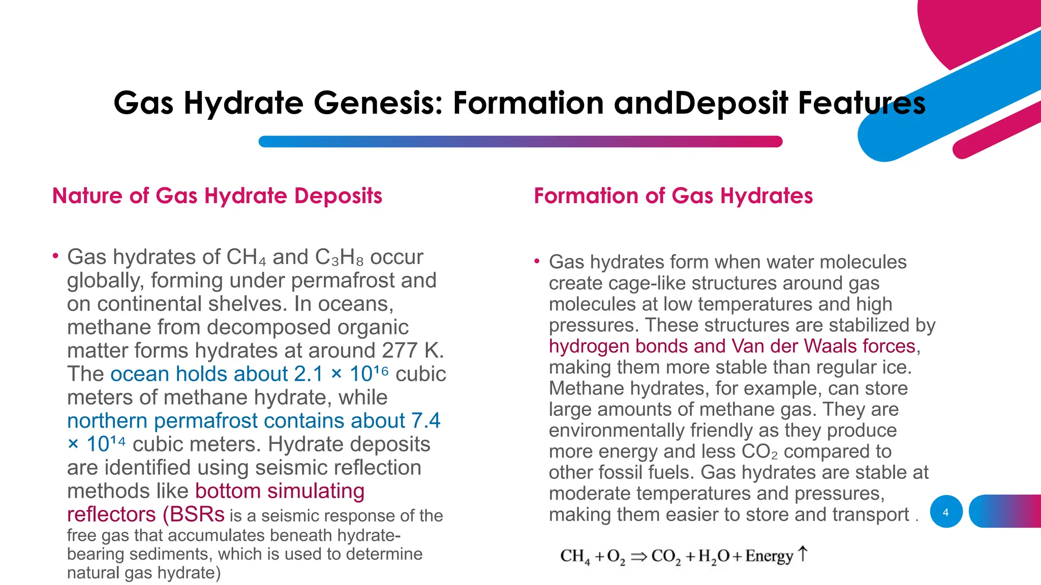 PRESENTATION ON GAS HYDRATES AND ITS APPLICATION | PPTX